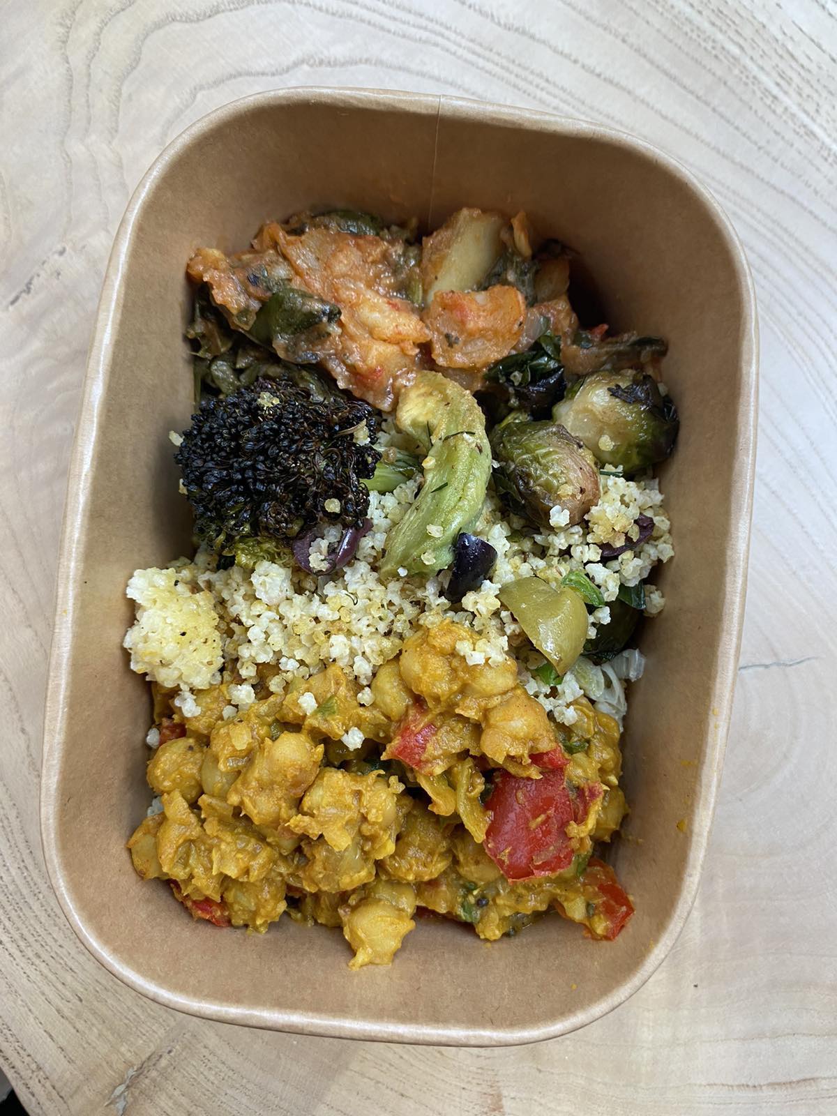 Simple Food veggie and meat big magic box